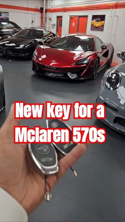 Making a key for a Mclaren 570s - YouTube