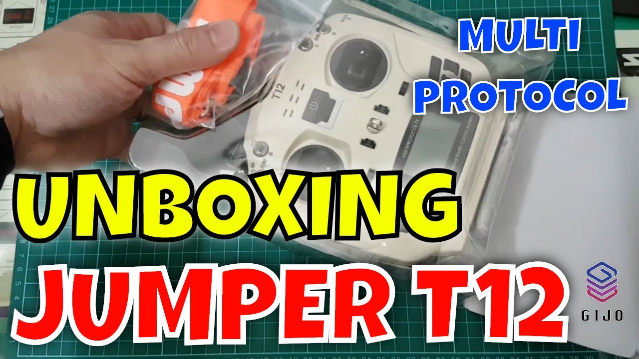 Unboxing Jumper T12 OpenTX 16CH Multi-protocol Radio Transmitter - YouTube