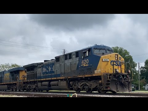 CSX L620, L615, and L619 in Apex NC - YouTube