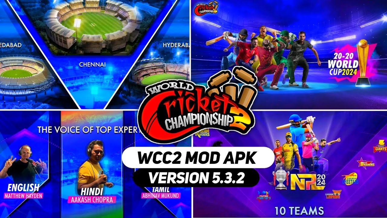 WCC2 Mod APK Unlocked Everything | WCC2 Mod APK Latest Version 5.3.2 ...