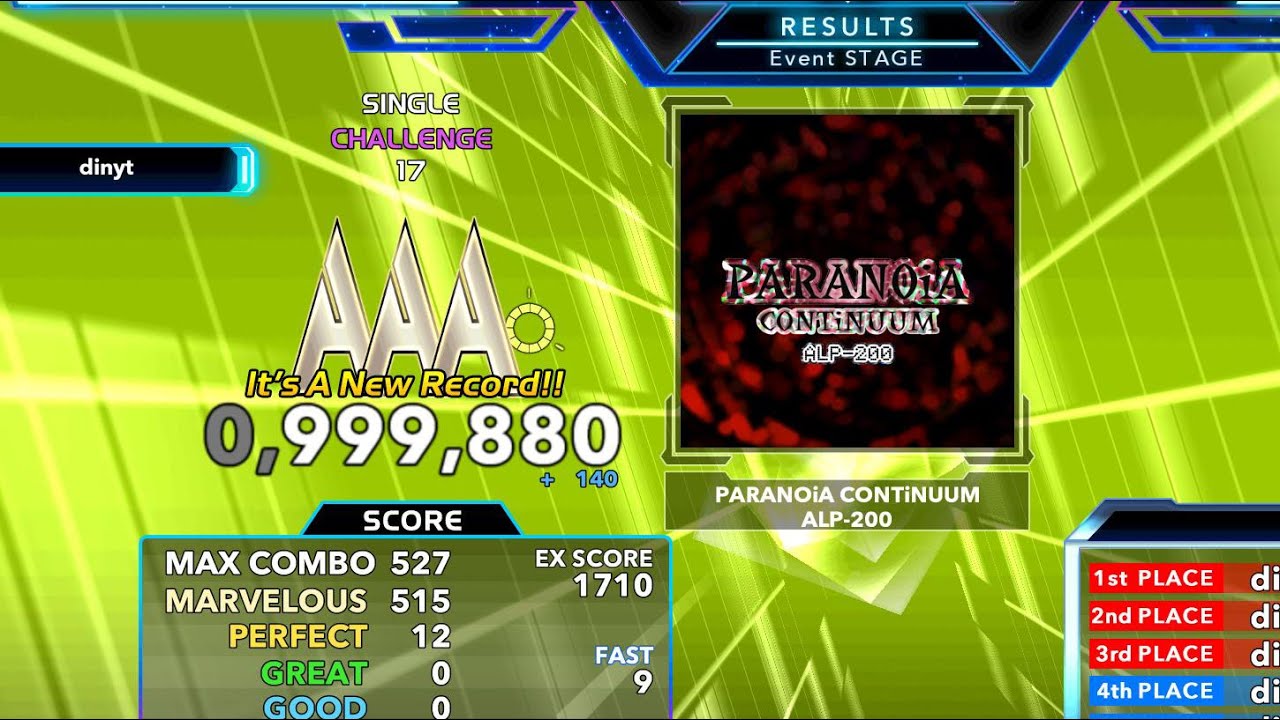 [SM] PARANOIA CONTiNUUM CSP-17 999,880 12p PFC - YouTube