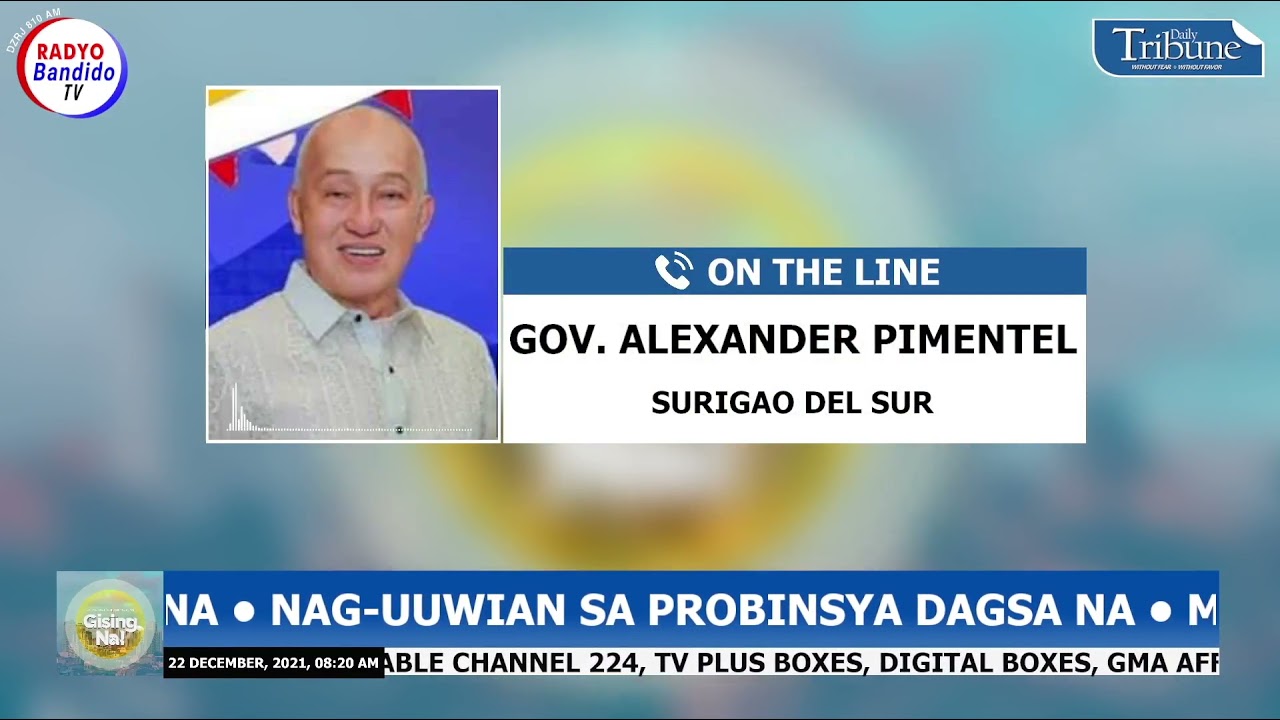 Gising na! Interview | Alexander Pimentel (22 December 2021) - YouTube