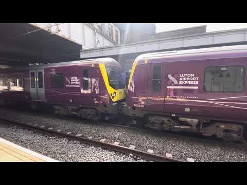 EMR: British Rail Class 360 #360120/#360105 leaving Luton - YouTube