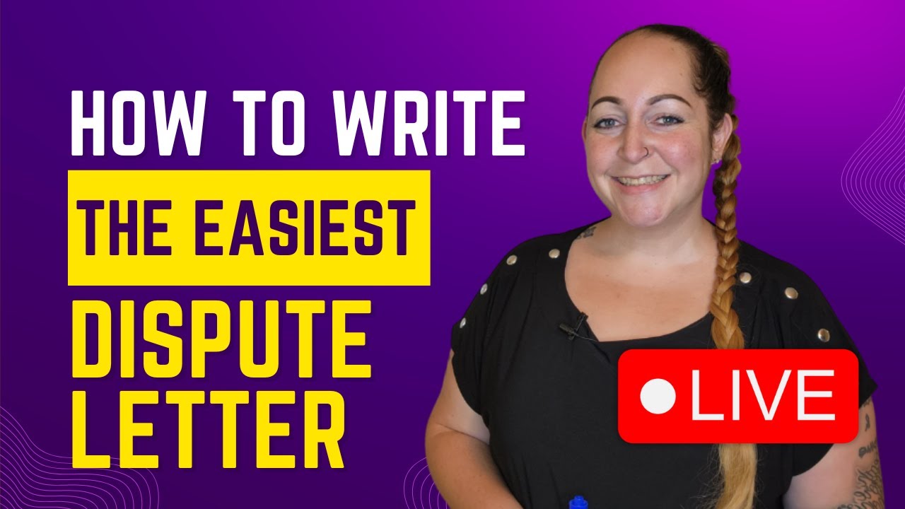 How To Write The EASIEST Credit Bureau Dispute Letter It Works YouTube how-to-write-the-easiest-credit-bureau-dispute-letter-it-works-youtube
