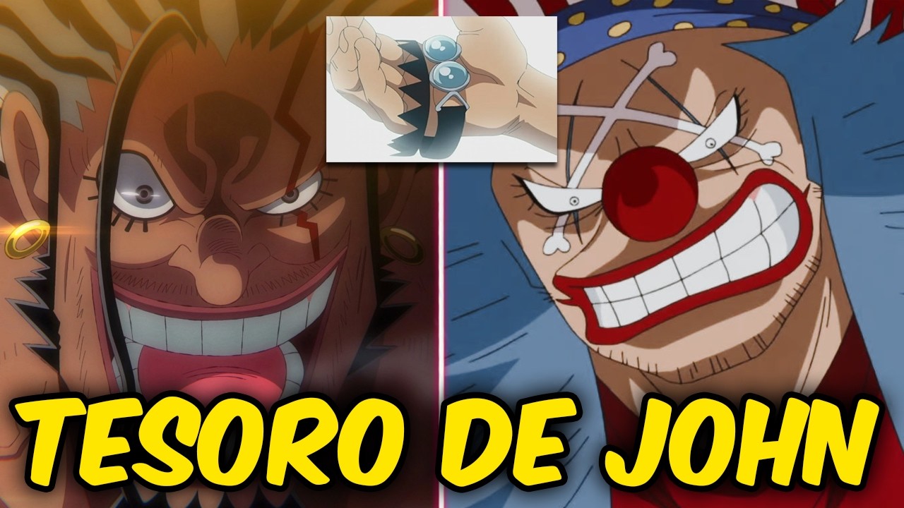 Qué es el TESORO del Capitán JOHN | BUGGY es el otro Hijo de Rocks D ...