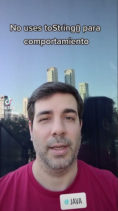 Uso correcto de toString en Java - YouTube