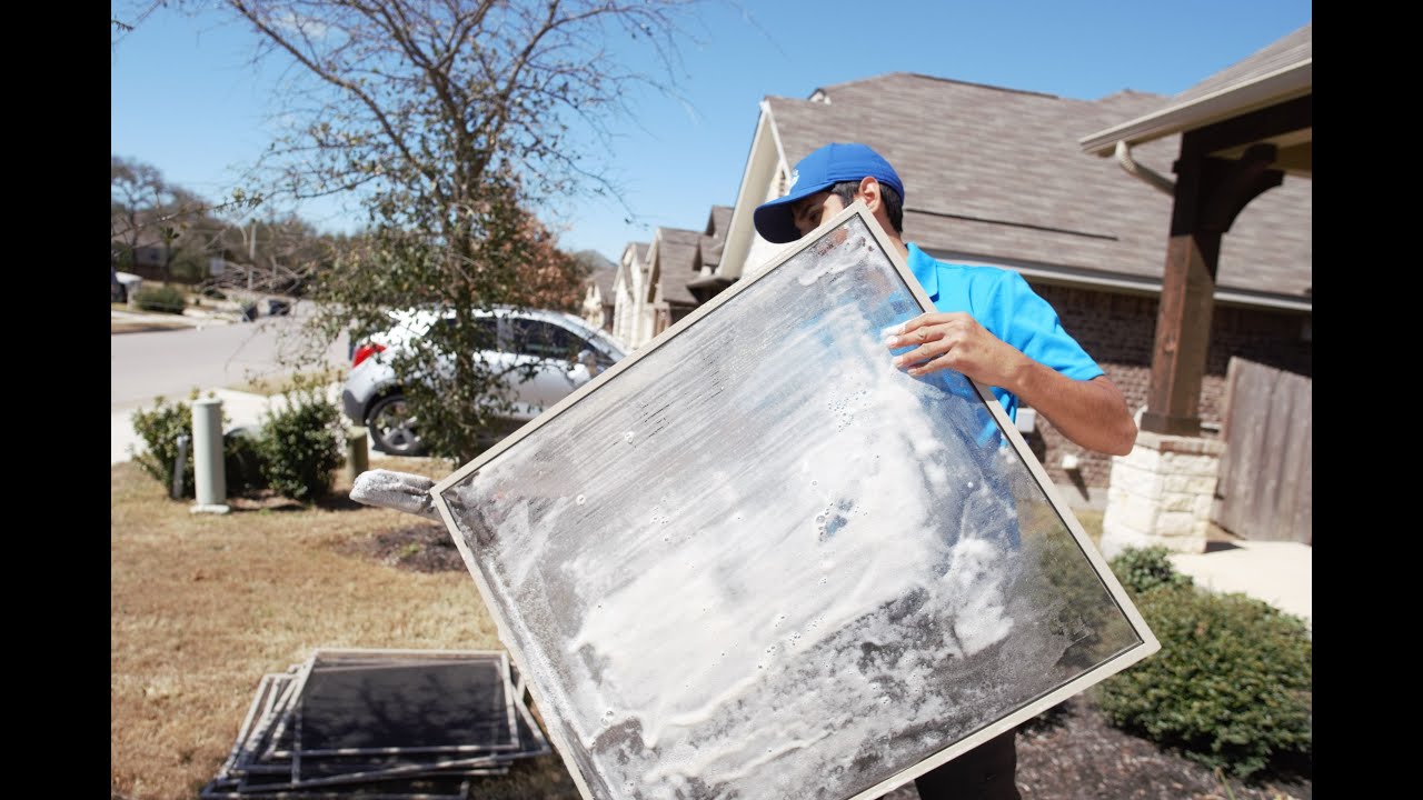 Easy Steps on How to Wash Window Screens - YouTube
