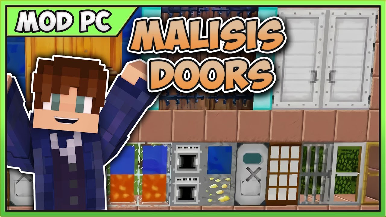 MALISISDOORS MOD | NUEVAS PUERTAS Y ESCOTILLAS PARA MINECRAFT - REVIEW ...