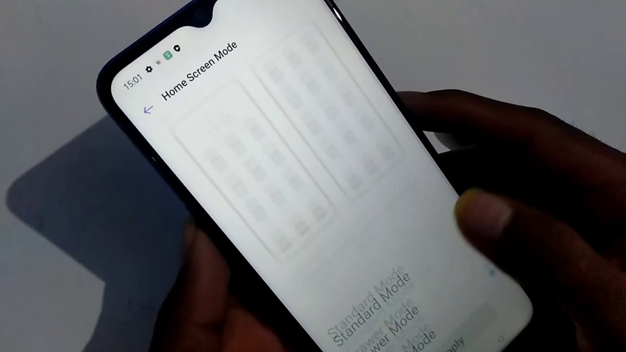 Realme c3/How to use Home screen mode setting - YouTube