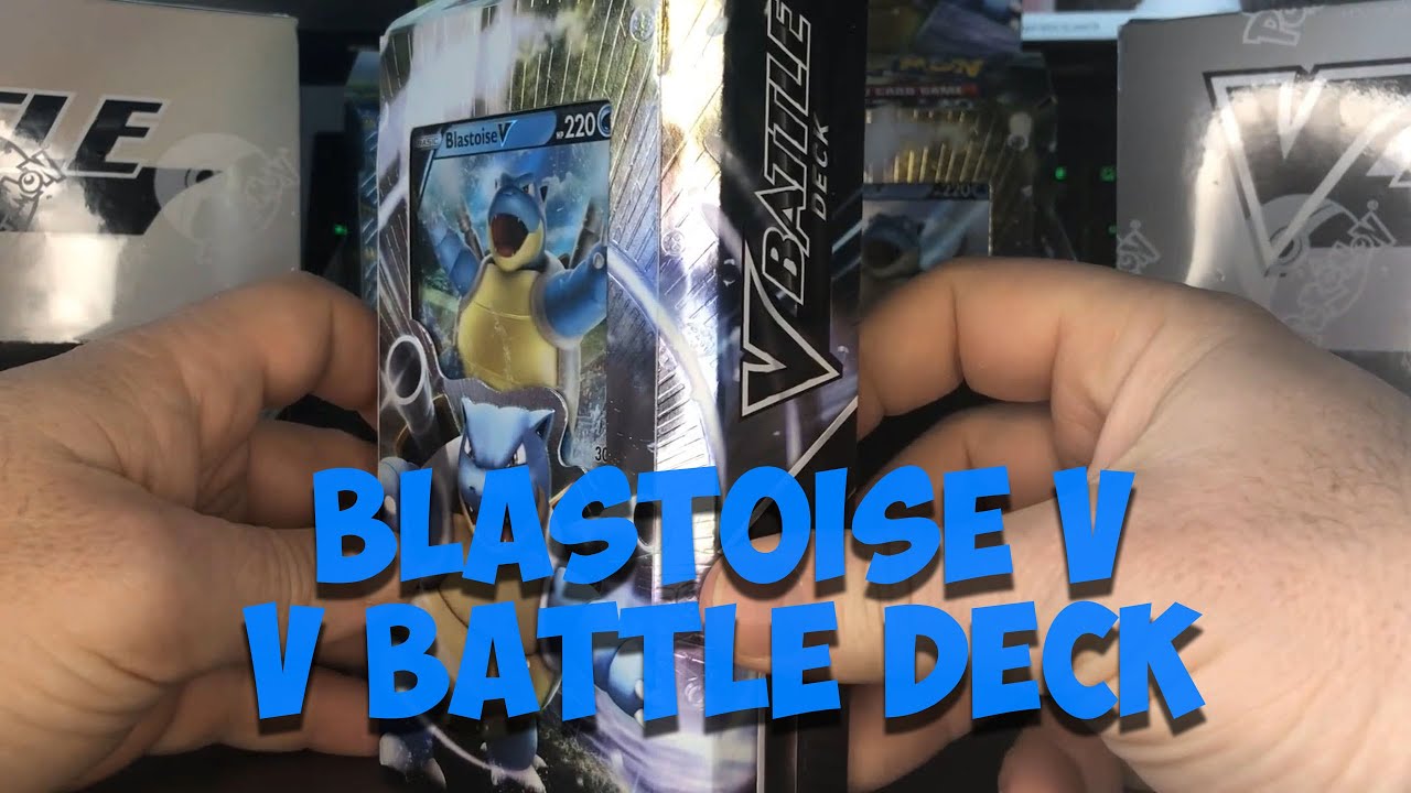 V Battle Deck - Blastoise V - YouTube