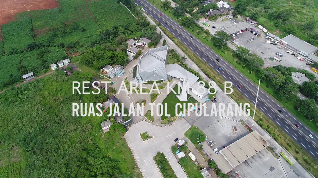 Konsep Baru Rest Area KM 88 B Ruas Cipularang - YouTube