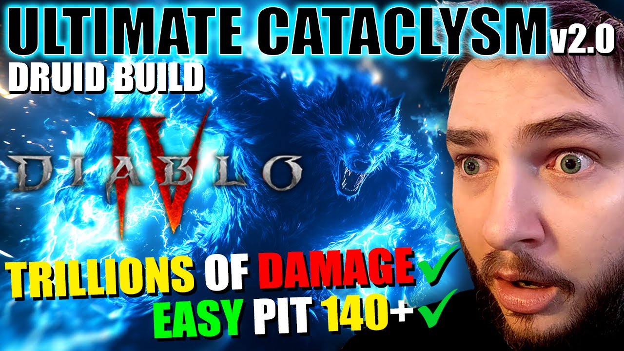 Diablo 4 - ULTIMATE Cataclysm v2.0 Druid Build (S+ Tier VERY STRONG ...