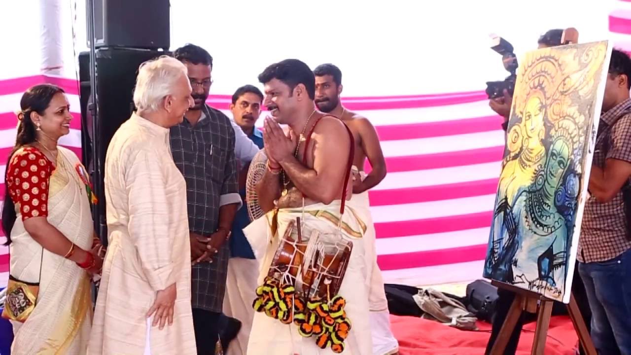 Sopanam with Live Mural painting - YouTube