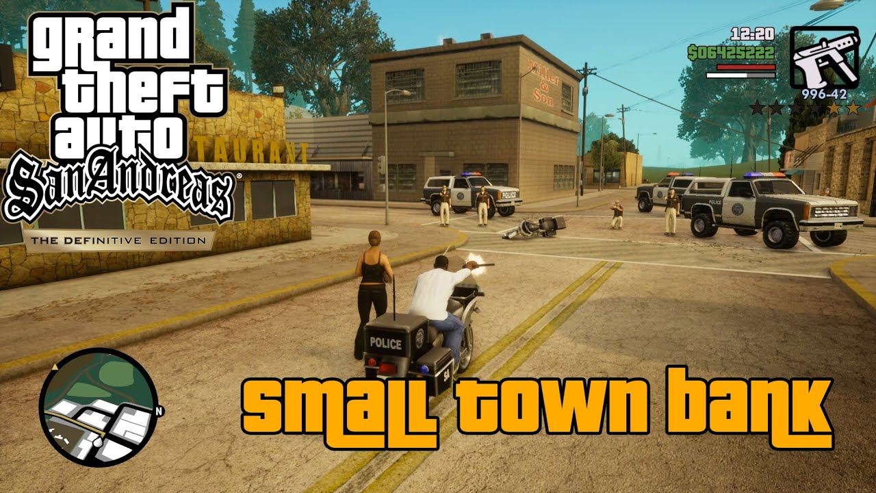 GTA San Andreas Definitive Edition - Small Town Bank | 4k 60fps - YouTube