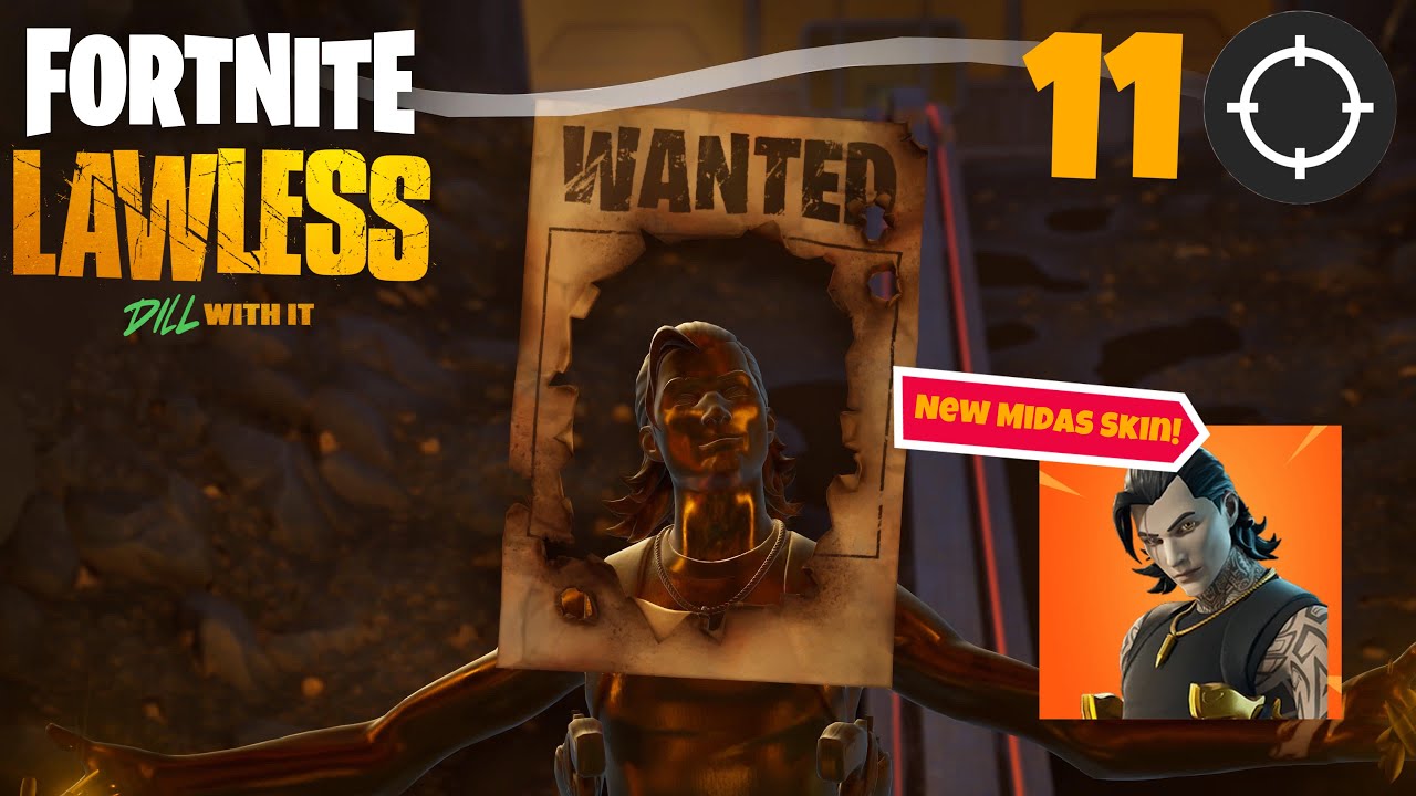 Outlaw Midas Gameplay!! (Fortnite Chapter 6 Season 2 Lawless) - YouTube