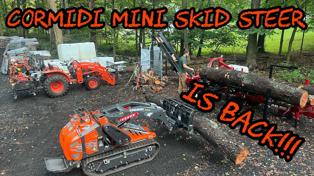 #411 New Machine to Help Make Firewood Quick & EASY - YouTube