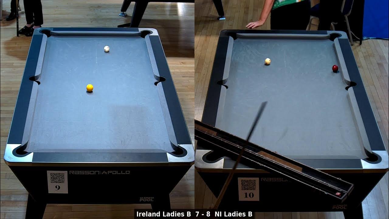 Euro 8 Ball | Ireland Ladies B vs NI Ladies B - YouTube