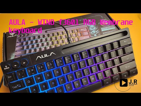 Review - AULA Wind F3061 Membrane TKL Keyboard (Wired) - YouTube