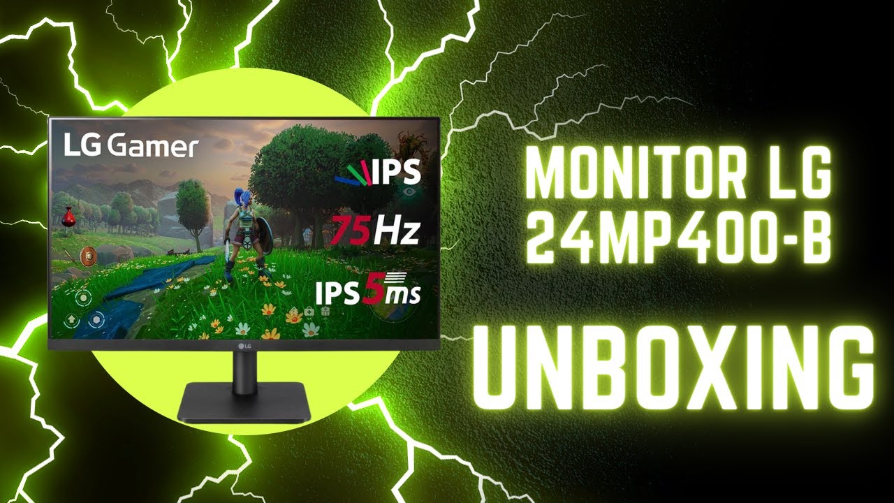 Unboxing Monitor LG 24mp400-b - YouTube