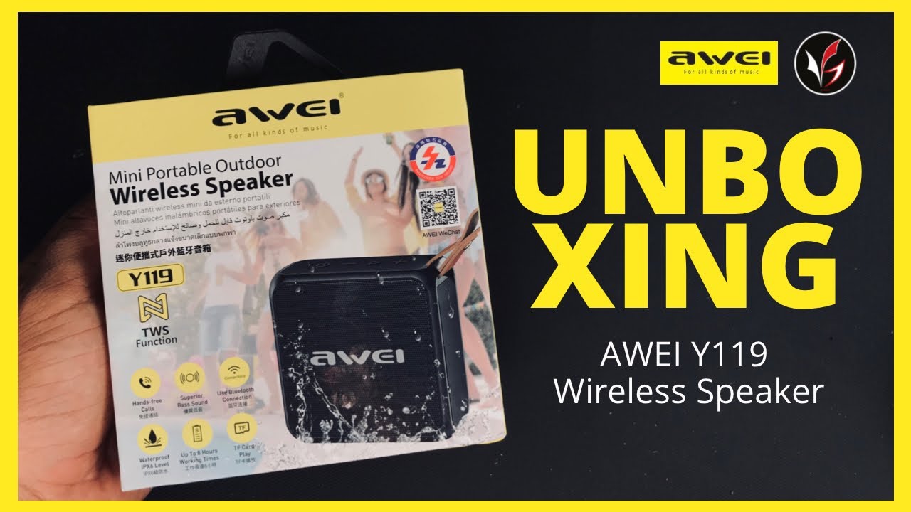 Unboxing Awei Y119 Wireless Speaker #awei #speaker - YouTube
