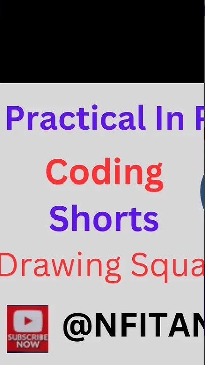 How to Draw Square In Python Turtle #coding #python #scholars #irfanullah #turtle #sqaure #irfan ...