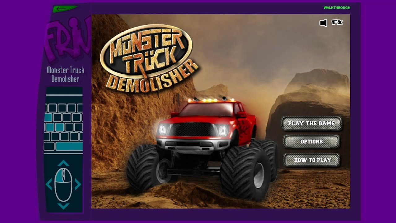 FRIV CLASSIC GAMES | Monster Truck Demolisher - YouTube