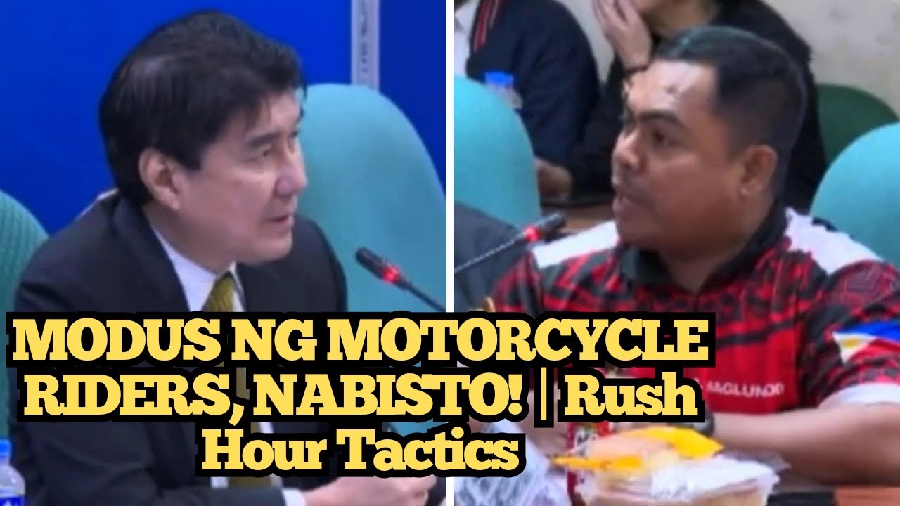 Motorcycle Riders, Inamin ang Modus Tuwing Rush Hour! - YouTube
