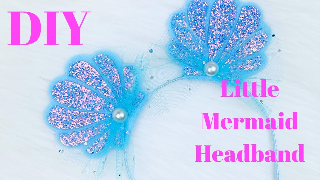 DIY Disney Ears - Little Mermaid // Seashell Headband Tutorial ...