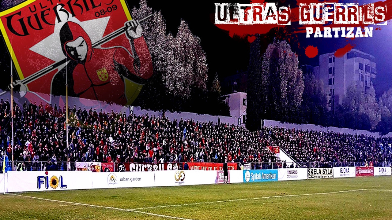 Ultras Guerrils | PARTIZANI - Vllaznia (05/02/2017) - YouTube