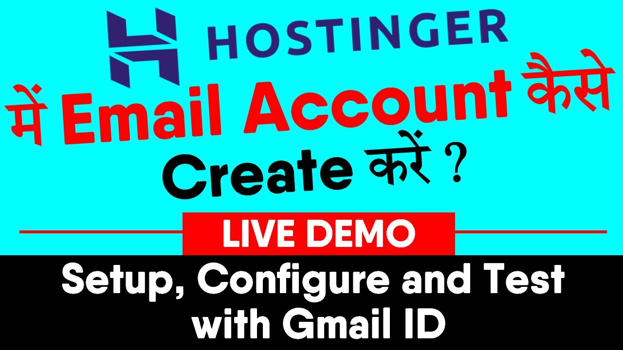 How to Create Email Account in Hostinger 2021 | Hostinger Email Setup ...