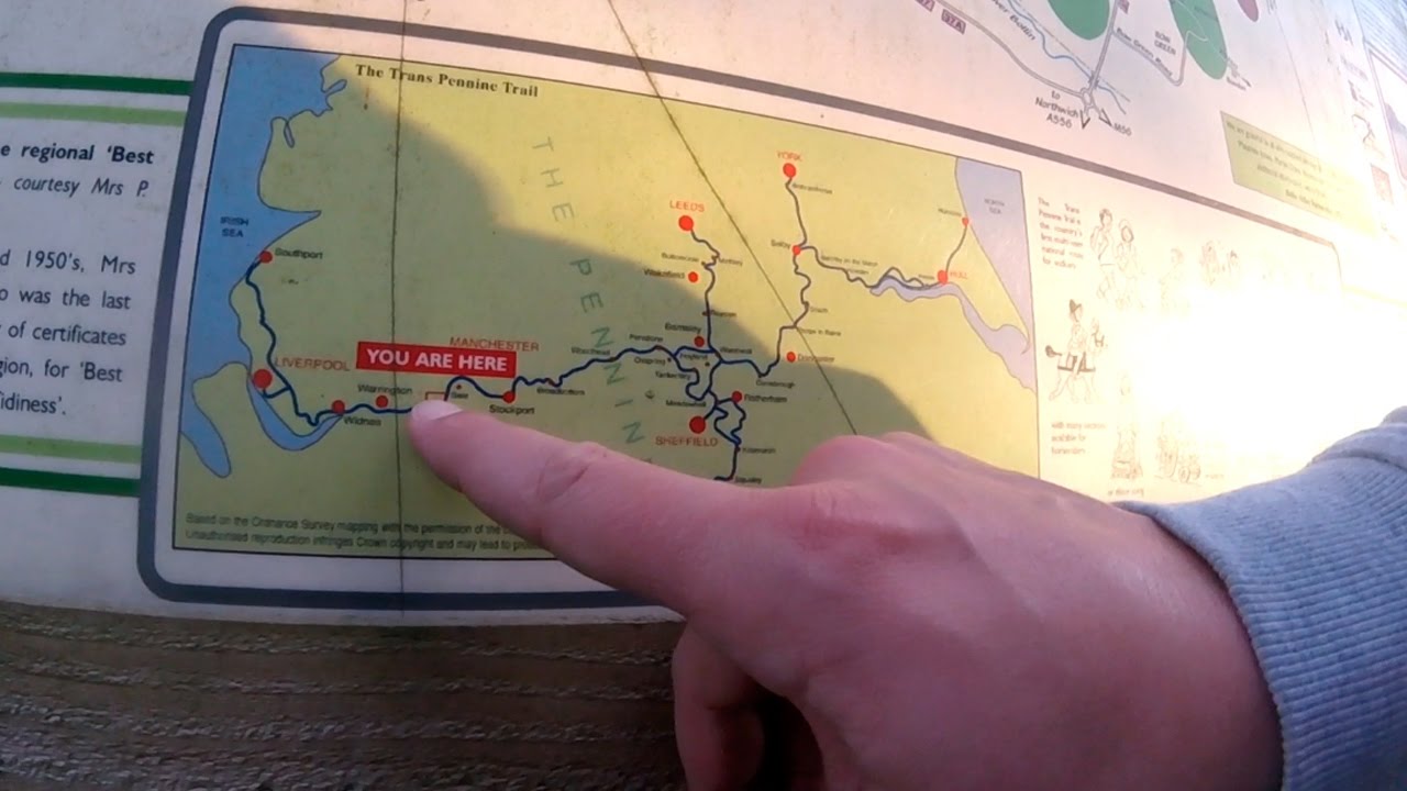 Trans Pennine trail en bicicleta. Ruta al Este desde Warrington a ...