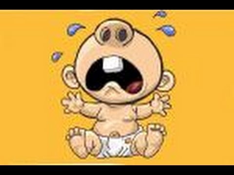 How to draw a Crying Baby - YouTube