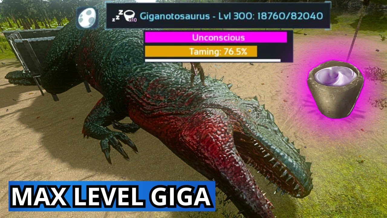 TAMING GIGA LEVEL MAXIMUM |EP-7| Ark Survival Evolved Mobile - YouTube