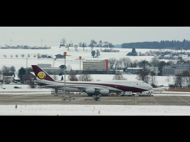 Qatar Vip Boeing 7478 Departing Hamburg Airport Youtube