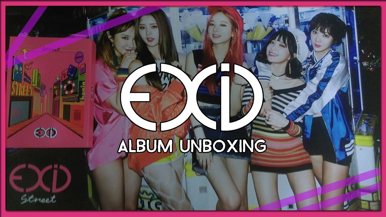 Unboxing EXID 1st Studio Album Street (Album + Poster + Card) - YouTube