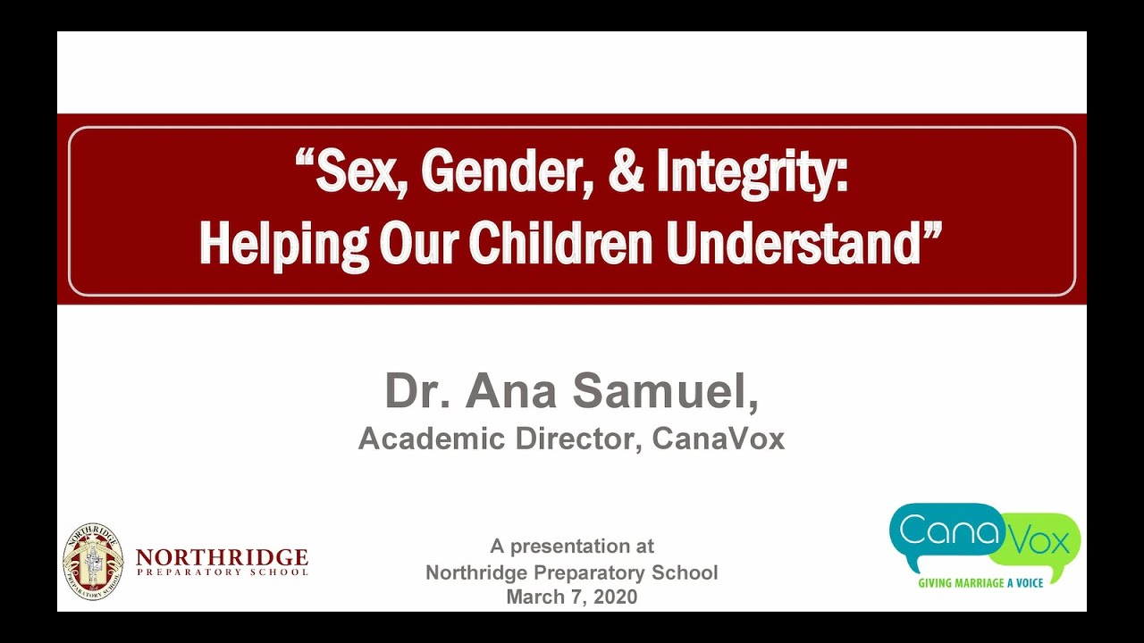 Sex, Gender and Identity: Helping Our Children Understand - YouTube