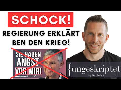 Regierung will Höcke-Interview zensieren: Ben reagiert mit Kriegserklärung!