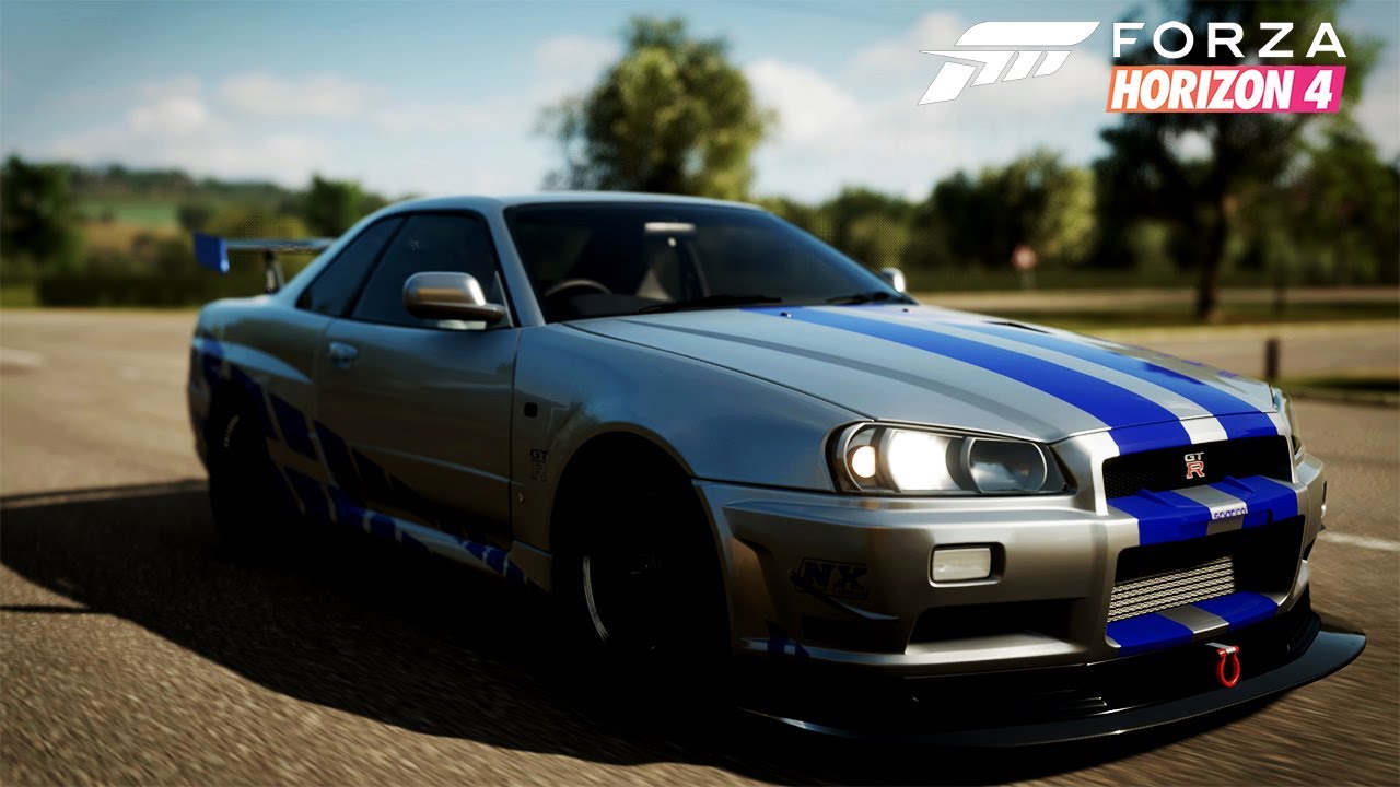 Forza Horizon 4 : Nissan Skyline GT-R R34 ! Velocidade Furiosa ! - YouTube