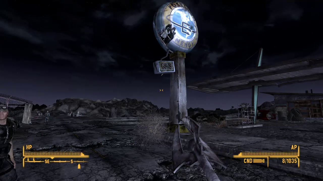 Fallout New Vegas: Plasma Caster vs Wind Brahmin - YouTube