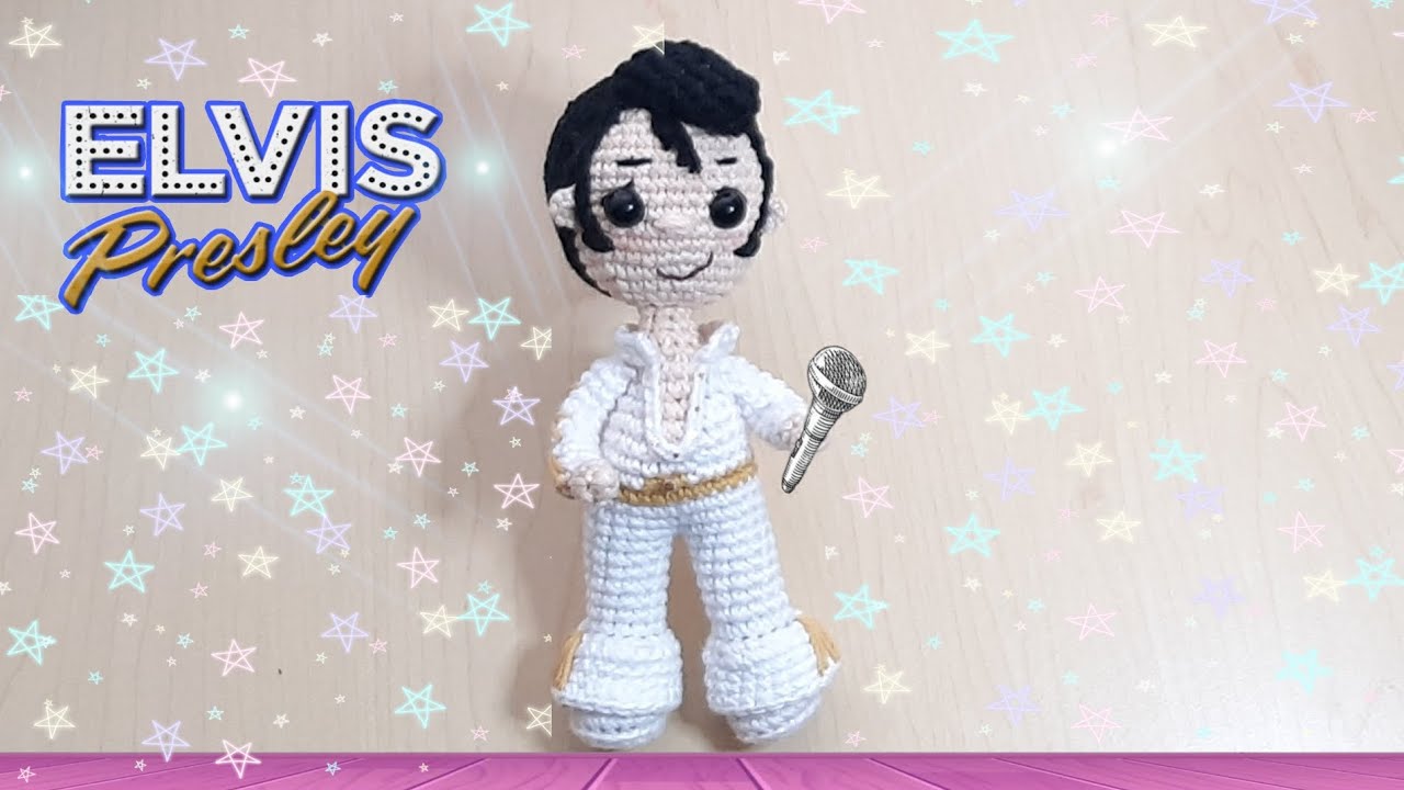 🎤🎸 ELVIS PRESLEY AMIGURUMI / CROCHET TEJIDO FACIL / TUTORIAL PASO A ...