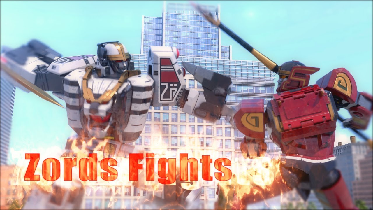 TIGERZORD fight fan art CGI / Animation test - YouTube
