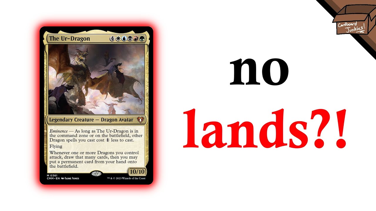 this commander deck plays ZERO LANDS! - YouTube