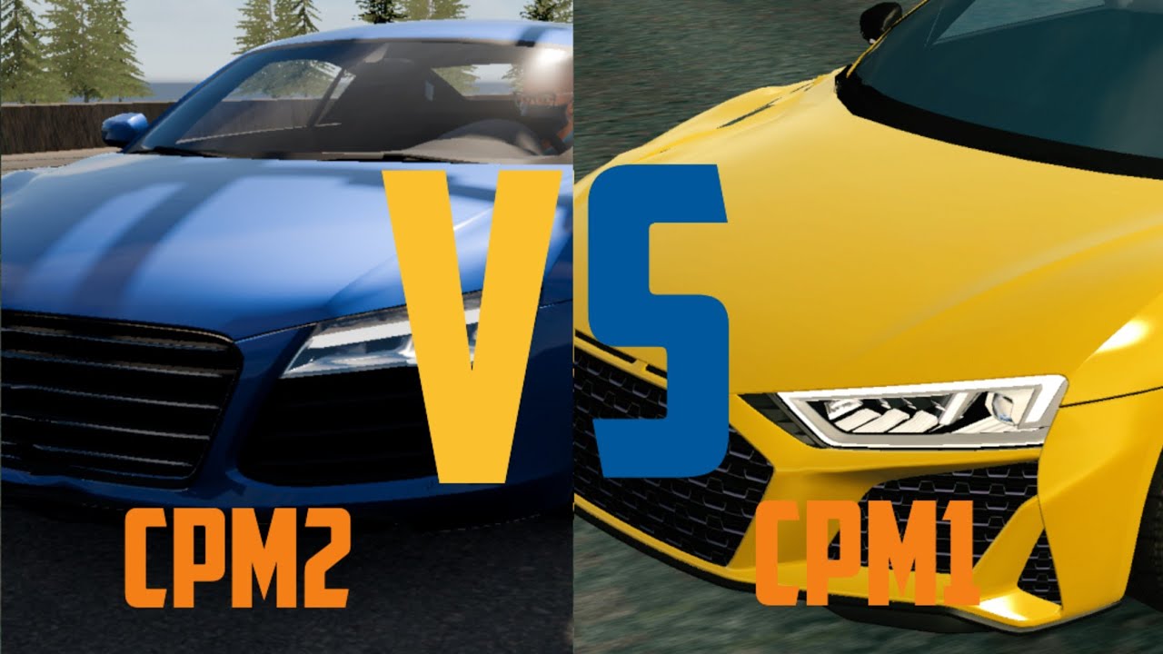 CPM 1 vs CPM 2 AUDI R8 COMPARISON (Sound test, top speed, acceleration ...