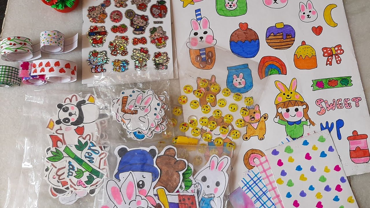 diy mini journal set at home / how to make diy minni journal set at ...