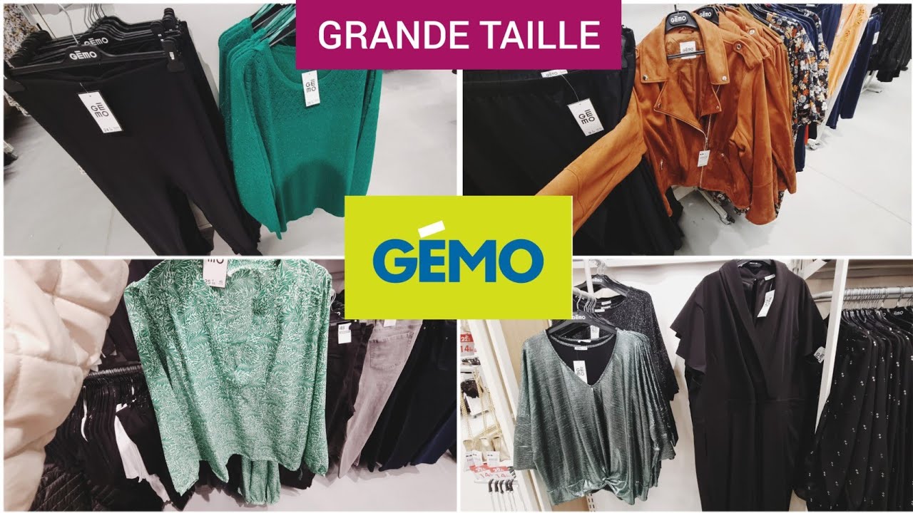 💜👗GEMO GRANDE TAILLE NOUVELLE COLLECTION - YouTube