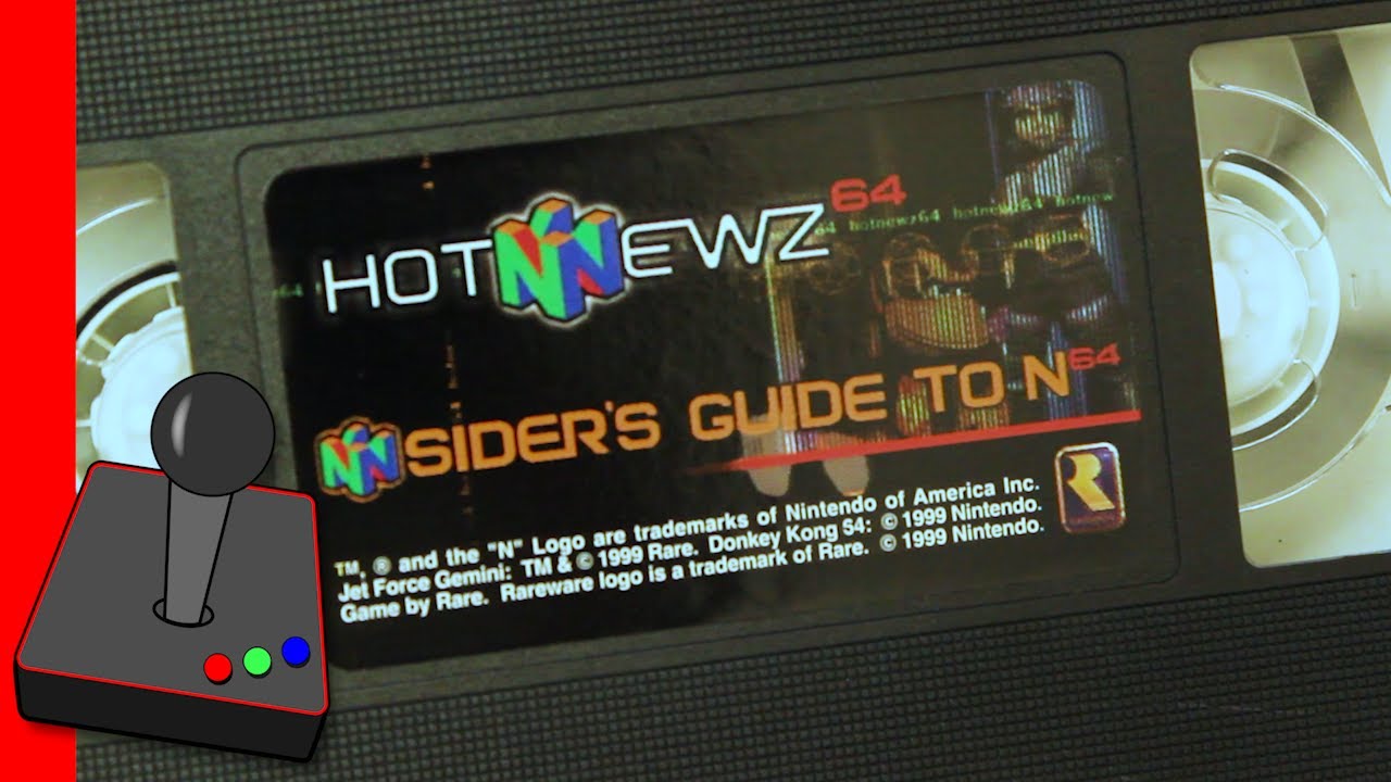 Nintendo VHS Promo Restoration! Hot Newz 64 - Nsiders Guide to N64 ...