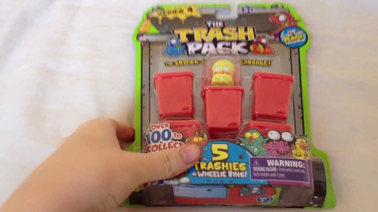 Trash Pack Series 4 Unbox Yellow Sneeze burger - YouTube
