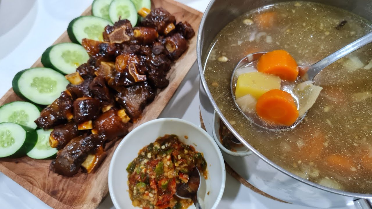 SUP EKOR BAKAR 🇲🇾 || RESEP SOP BUNTUT BAKAR 🇮🇩 - YouTube