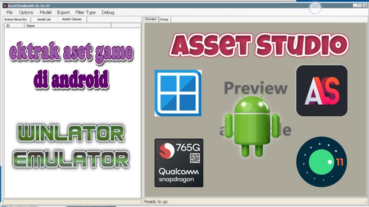asset studio di winlator 8.0 ram 6gb chipset snapdragon 765g android 11 ...