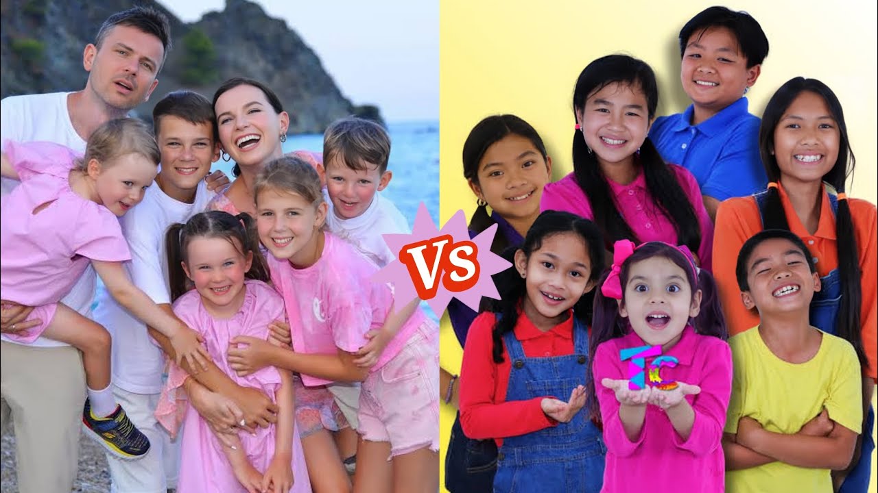 Vania Mania Kids Family Vs Toys and Colors Family Real Name And Ages ...
